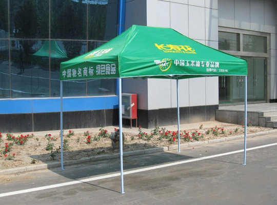 Auvent extérieur vert de salon commercial de PVC 2x3 m avec le logo fait sur commande, tente d'auvent d'affichage