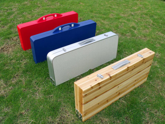 4 sièges pliant le Tableau et le Chiars de camping pour le jardin/Tableau en bois de camping