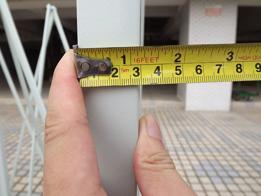 Tente se pliante de belvédère en métal portatif du mobile 3x3m 50+ UV/tente blanche d'auvent