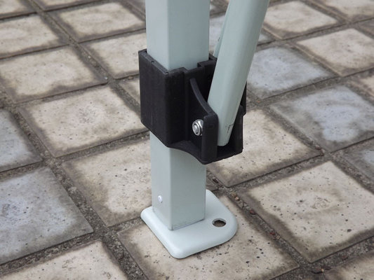 Le rouge a imprimé m examiné extérieur de la tente 3 x 3 de belvédère pour la stalle instantanée du marché