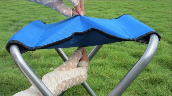 Lightweight Colorful Aluminum Portable Folding Beach Chairs Fising Stool Double Layer