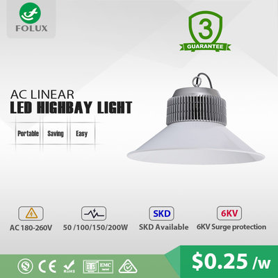 Good quality 100W driverless AC led high bay lamp AC  driverless 3 years warranty