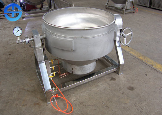 Energy Saving Electric Jacketed Kettle 300 Liter Steam Industrial Cooking Kettles