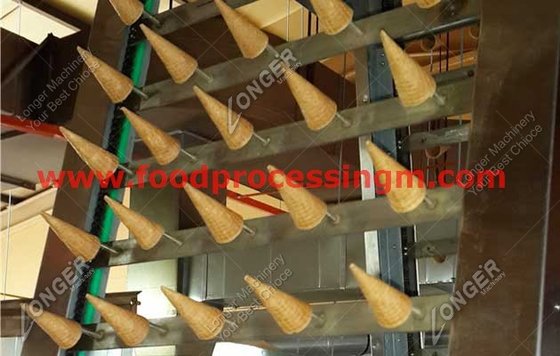 Full Automatic CE Approved  Ice Cream Cone Production Line  Industrial Stainless Steel