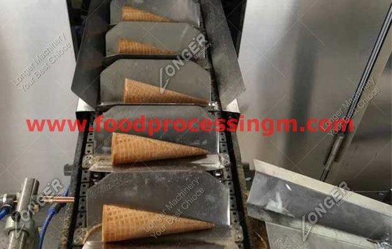 Low noise, High Capacity Waffle Cone Making Line for commercial industrial