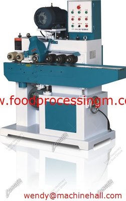 high work efficiency double cutter round wood rod cutting machine