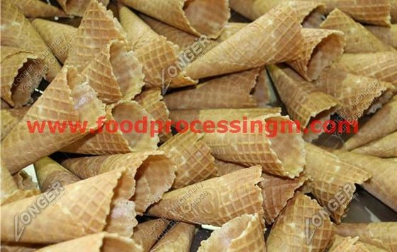 full automatic wafer cone making machine with good shape china supplier