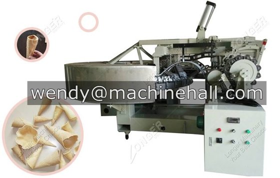 automatic ice cream cone making machine|ice cream waffle cone machine high quality