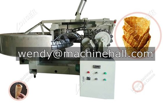 automatic ice cream cone making machine|ice cream waffle cone machine high quality