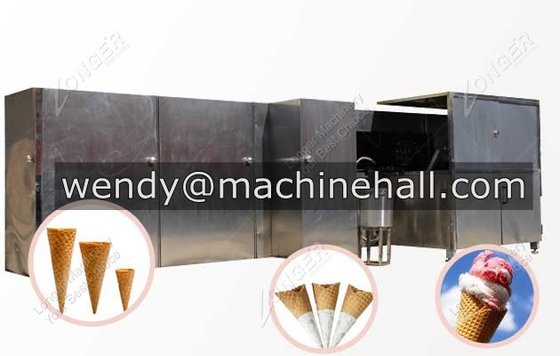 automatic ice cream cone production line|sugar cone production line with best price