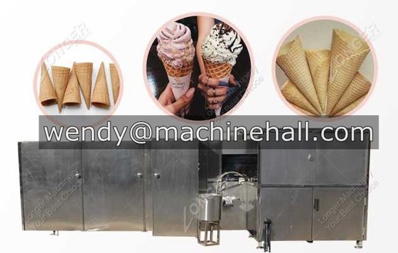 china professional machine manufacturer ice cream cone production line