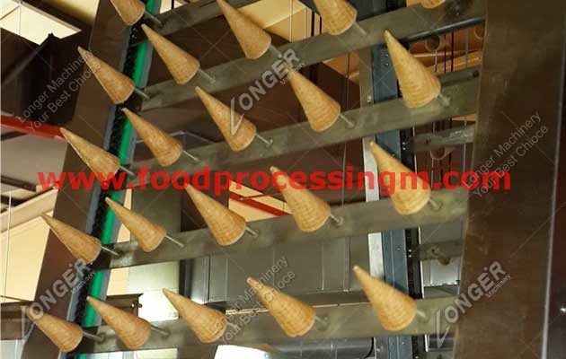 Full Automatic CE Approved  Ice Cream Cone Production Line  Industrial Stainless Steel
