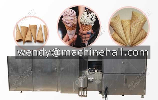 full automatic rolled sugar cone production line|ice cream cone production line commercial