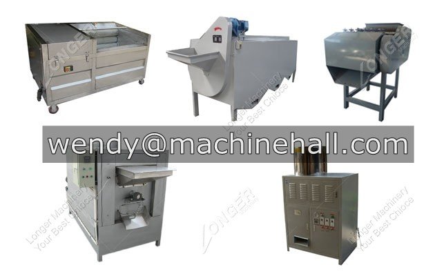 automatic cashew nuts processing machine plant with shelling machine,roasting machine,peeling machine with high quality