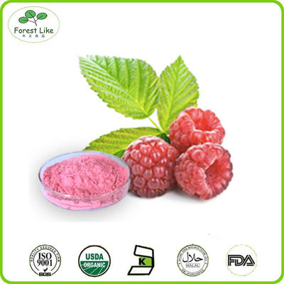 China High quality natural raspberry fruit extract powder supplier