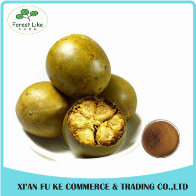 Natural Sweetener 80% Mogroside Momordica Grosvenori Extract Luo Han Guo Extract supplier