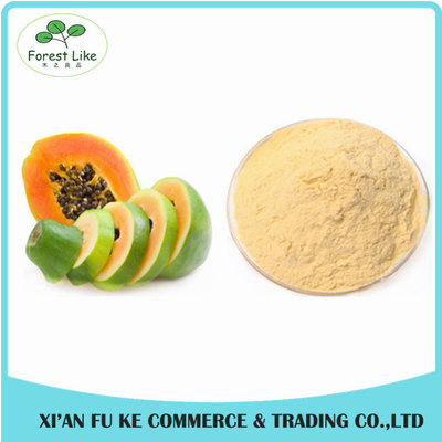 Nutritional Food Ingredients Papaya Extract Papain Enzyme Powder supplier