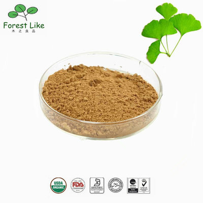 Water Soluble Top Sale 100%Herbal Medicine Ginkgo Biloba Leaf Extract supplier