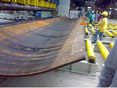 W11HNC series rolling machine for shipyards