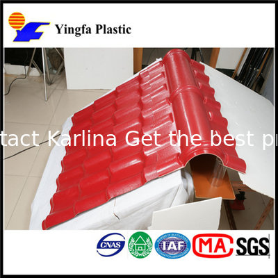 accessories  Ridge tile, sink,Gutter, screw, drip tile for ASA synthetic resin roof tile supplier