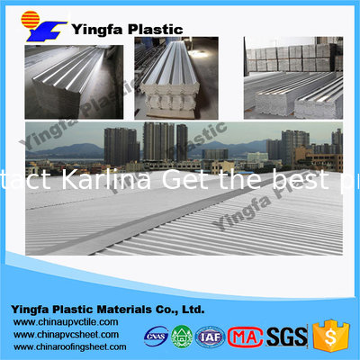 Spanish Roof Tile FRP Roof Tile UPVC Roof Tile PVC corrugated roofing sheet supplier