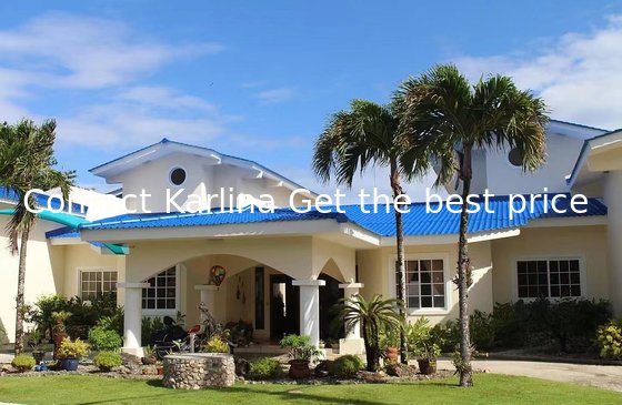 Tejas de resina sintética de PVC permanent roofing better then concrete tile supplier