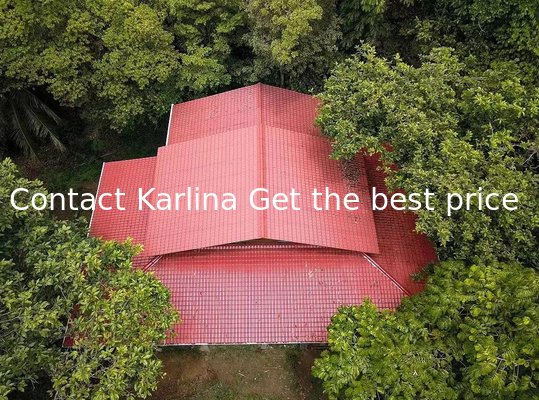 Tejas de resina sintética de PVC permanent roofing better then concrete tile supplier