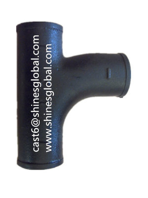 CISPI310 No Hub Cast Iron Pipe Fitings/ASTM A74 Cast Iron Hubless Pipe Fittings