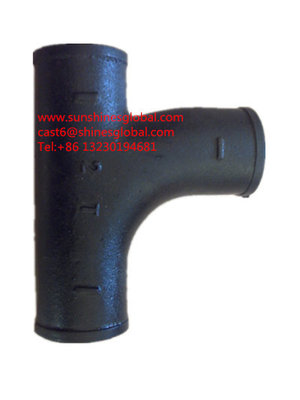 ASTM A888 Cast Iron No Hub Fitings/CISPI301 Cast Iron Hubless Fittings