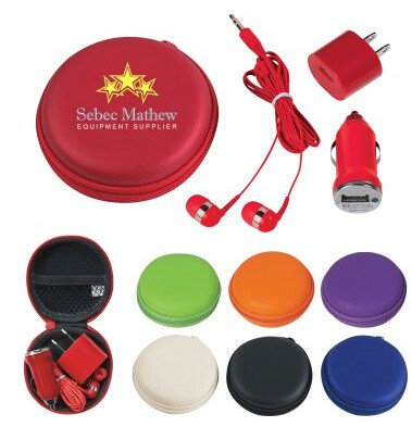 Freeuni Earphone Travel Kit packaging +car charger+travel charger Universal travel charger supplier