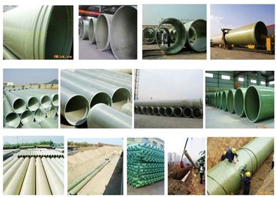 High Quality ISO9001 Anti Corrosion FRP Pipe FRP Pipe with Sand Filler