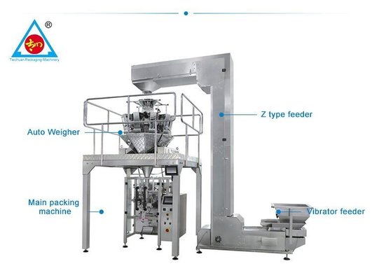 Taichuan 99% high accuracy verical weigher washing powder packing machine