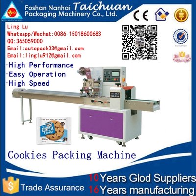 China factory Nitrogen Air Filling Cake Croissant Bread Packing Machine