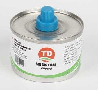 2hours plastci cap wick fuel with cotton wick