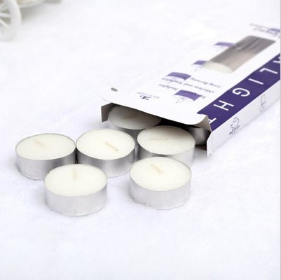 WHITE CANDLE ROUND CANDLE 23G TEALIGHT CNALDES 50PIECES PER CARTON