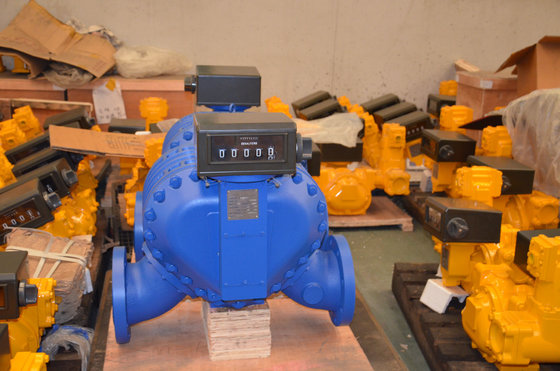 Marine Aviation Aluminum Positive Displacement Flow Meter 6 Inch Buk Flow