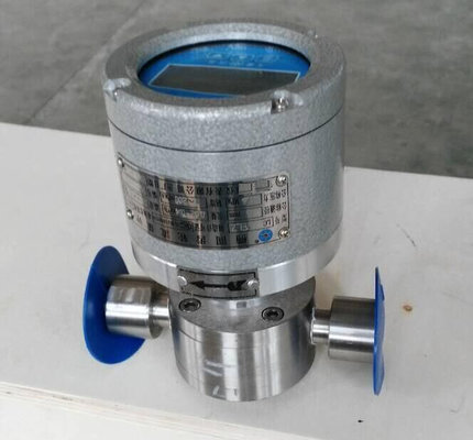 Battery Operated Mini Oval Gear Flowmeter , Fluid Liquid Flow Meter