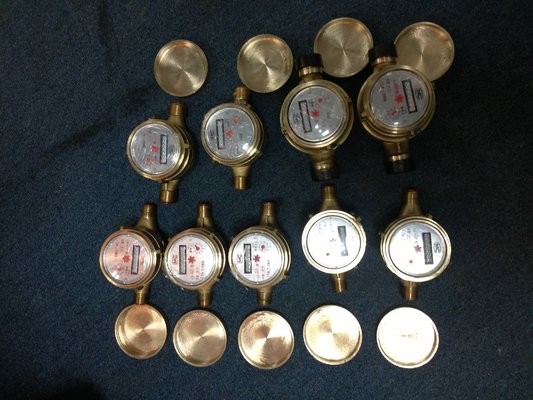 Small Flow Rate Brass Kerosene Oil Micro Flowmeter 6mm - 25mm