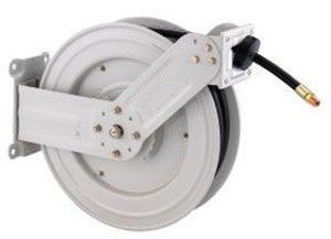 Diesel Petro Grease Steel Oil Hose Reel Multi Position Ratchet Lock