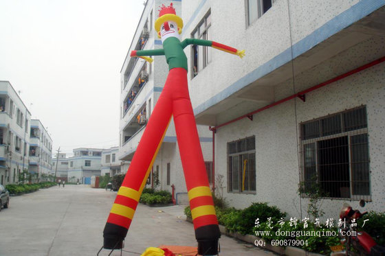 Professional Crazy Inflatable Arm Waving Balloon Man Sky Dancer , EN71