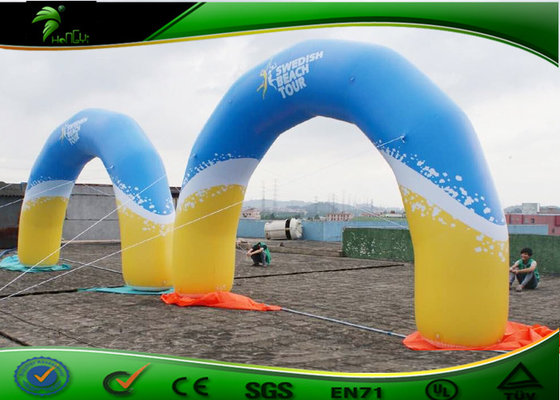 Custom Inflatable Arches , Event Inflatable Race Arch For Clubs Parks