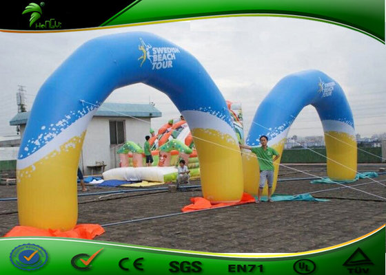 Waterproof 10D PVC Coated Oxford Fabric Inflatable Arches Colorful