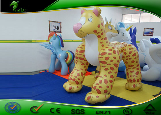 3M Cartoon Inflatable Leopard Costumes / Inflatable Advertising Products