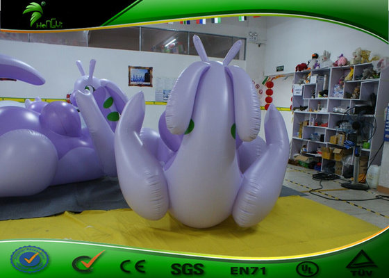Inflatable Sea Dragon / Animal Toys Inflatable Laying Purple Dragon with 0.4mm PVC