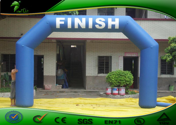 Giant Gray 4m Tall Inflatable Finish Line Arch For Race / Fantastic Inflatable Archways