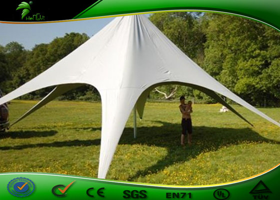Custom White Camping Star Shade Tent , UV Resistance Star Marquee