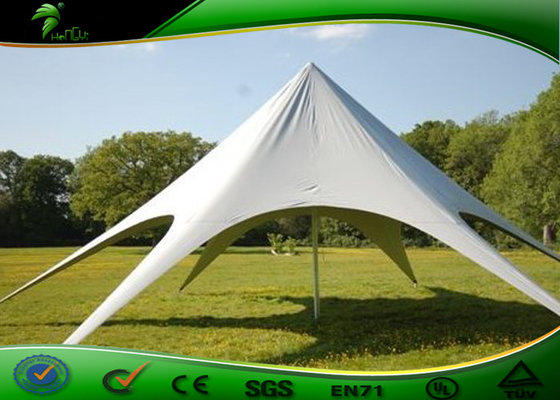 Custom White Camping Star Shade Tent , UV Resistance Star Marquee