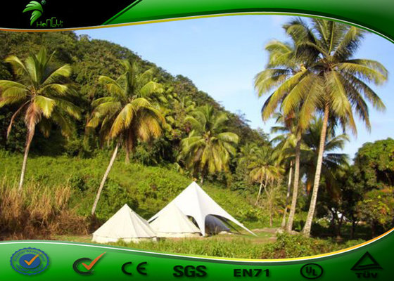 Waterproof  PVC Camping Star Shade Tent WithAluminum Alloy Frame