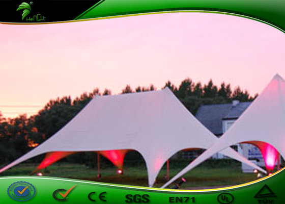 Double Peaks Star Shape Tent , Colorful Oxford Cloth Star Marquee Tent