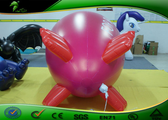 Colorful 10ft Inflatable Helium Balloon Blimp Airship For Advertising
